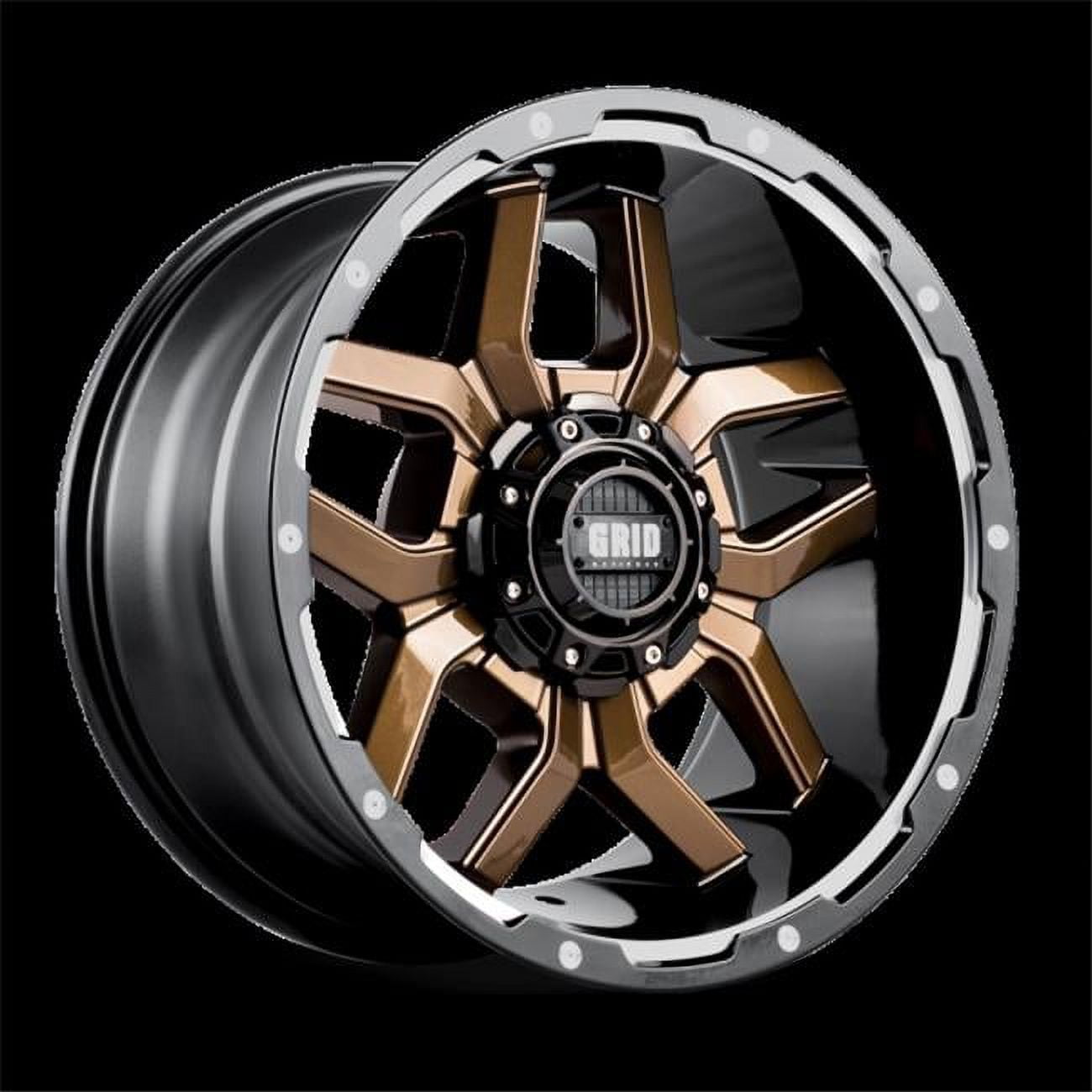 Grid Wheels 717955A151 17 x 9 in. 5 Lug Custom Wheel, Matte Anthracite ...