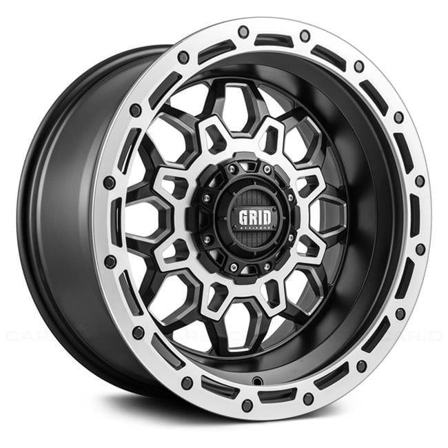 Grid Wheels 72155F21 5 x 150 in. GD07 Wheel with Milled Lip, Matte ...