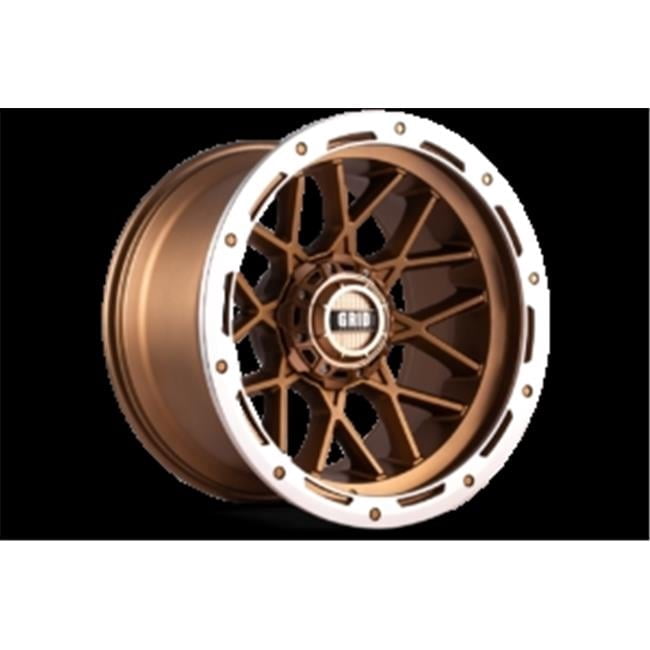 Grid Wheels C221252Z48 22 x 12 GD13 - 44 mm Offset 5 x 127 Matte Bronze ...