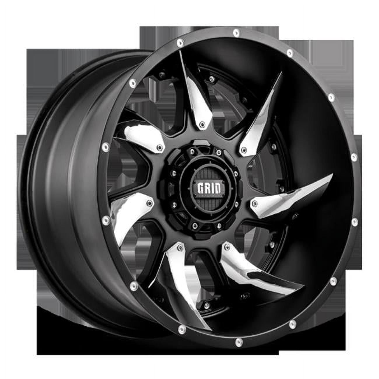 Grid Wheels D2955R1 20 x 9 in. 5 x 150 Bolt Pattern ET14 CB110.3 Wheel ...