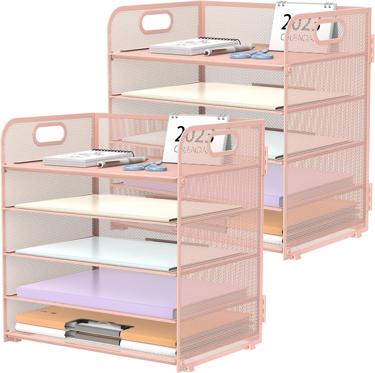 Grid desktop file/paper organizer letter tray, suitable for offices ...