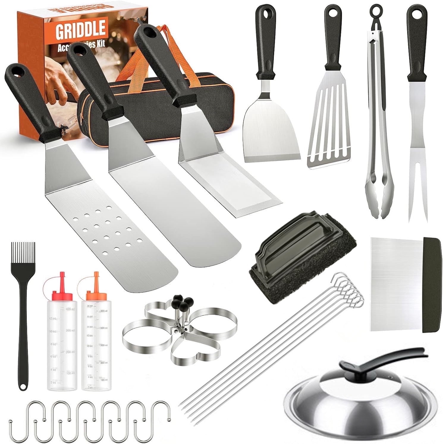 Griddle Accessories Kit for Blackstone, 29 Pcs Grill Tool Gift Set ...