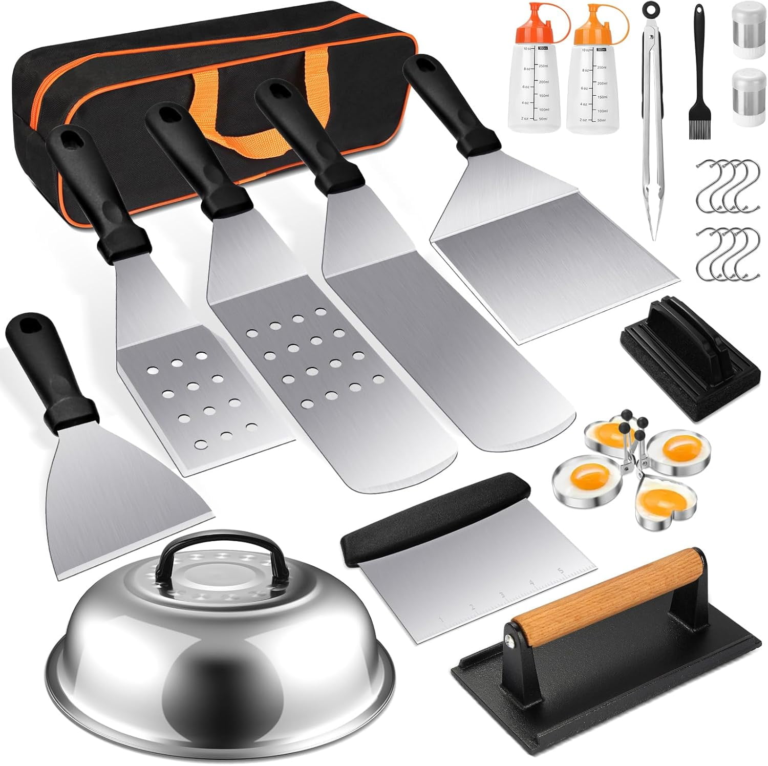 Griddle Accessories Kit, Flat Top Grill Accessories for Blackstone and ...