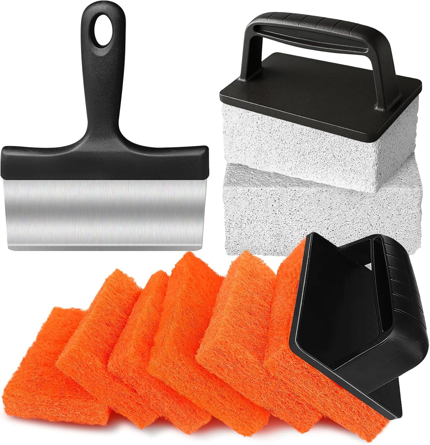 Griddle Cleaning Kit for Blackstone,11 Pieces Flat Top Grill Cleaning ...