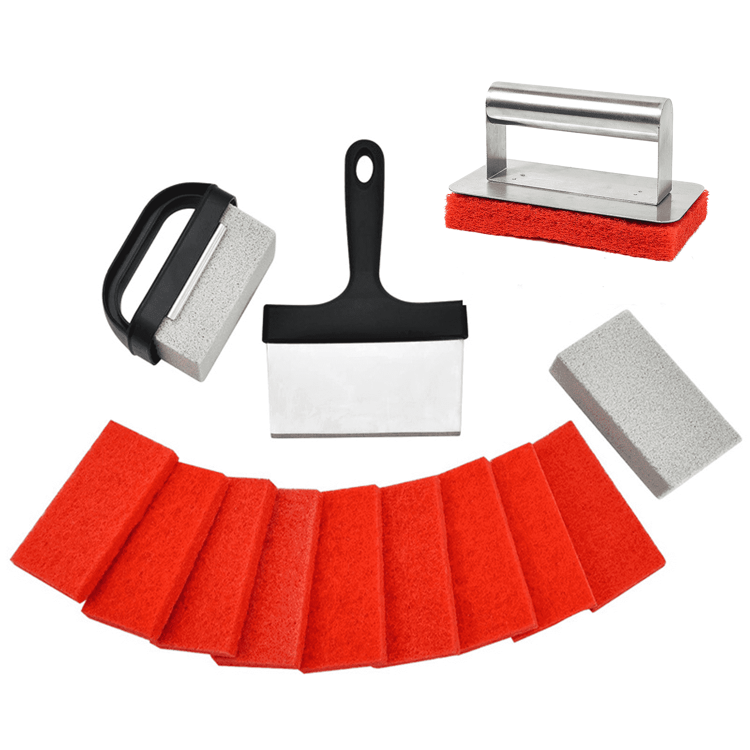 Griddle Cleaning Kit for Blackstone 15 Pieces - Heavy Duty Grill ...