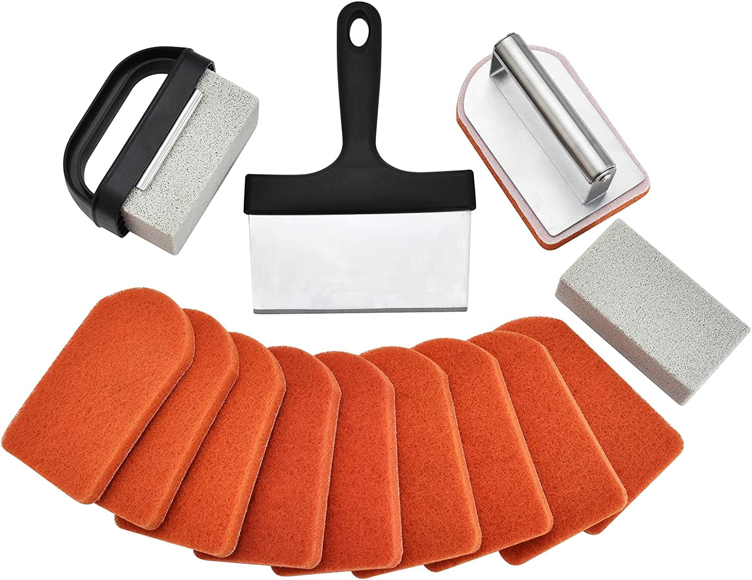 Griddle Cleaning Kit for Blackstone 15 Pieces - Heavy Duty Grill ...