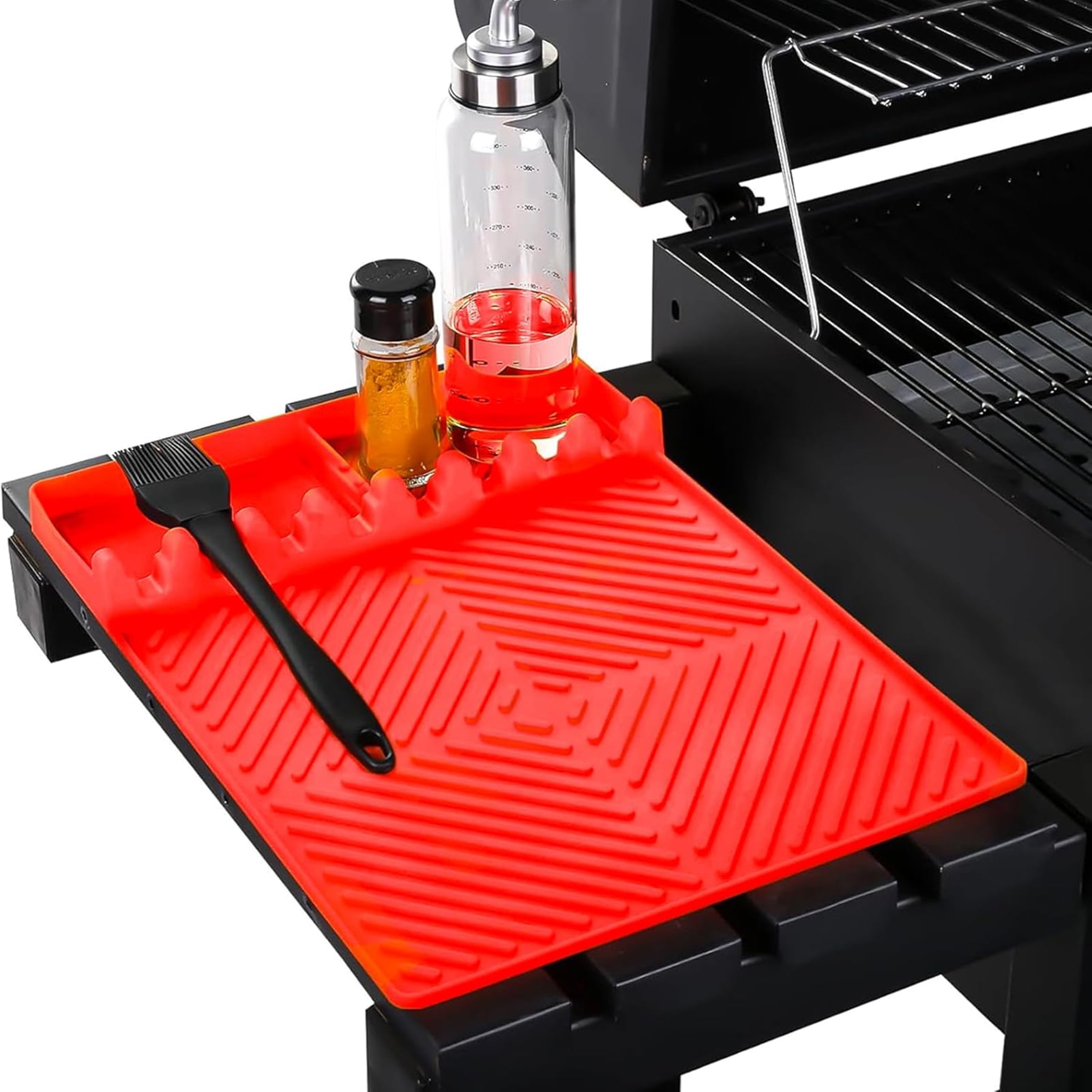 Griddle Mat Silicone Spatula Drip Pad for Blackstone Side Shelf Anti ...