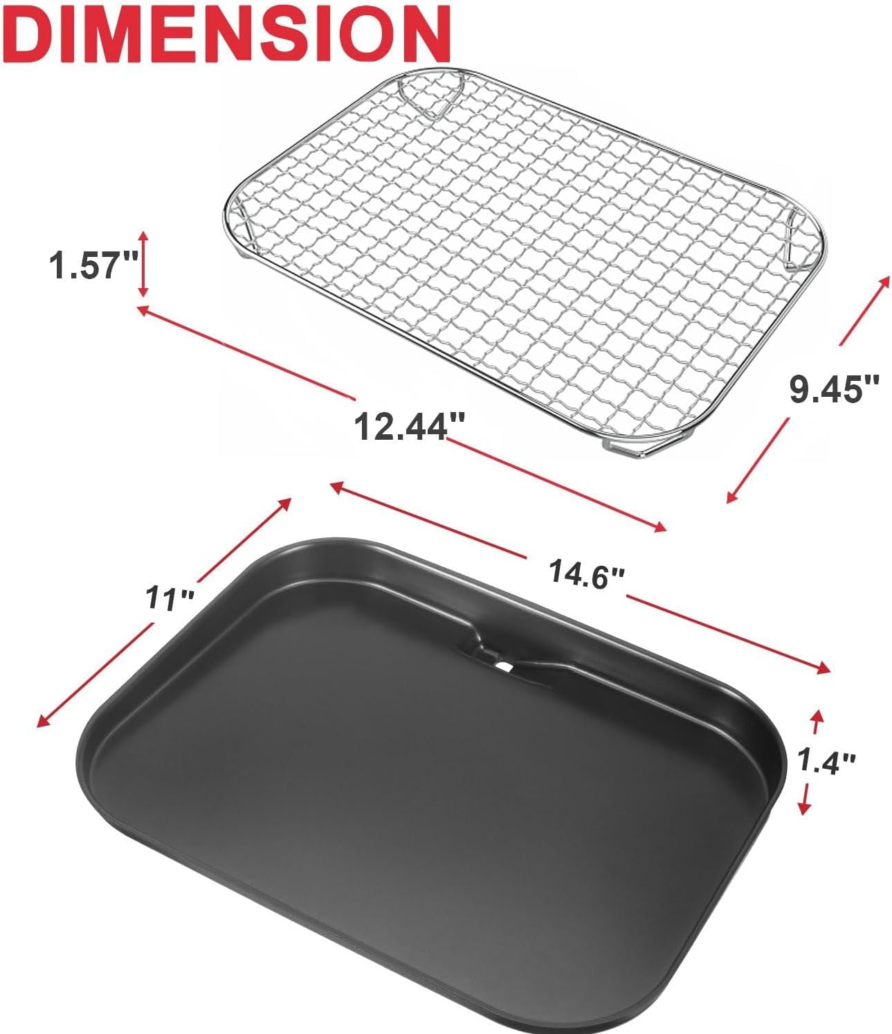 Griddle Plate and Rack for Woodfire Outdoor Grills OG700 Series, Non ...