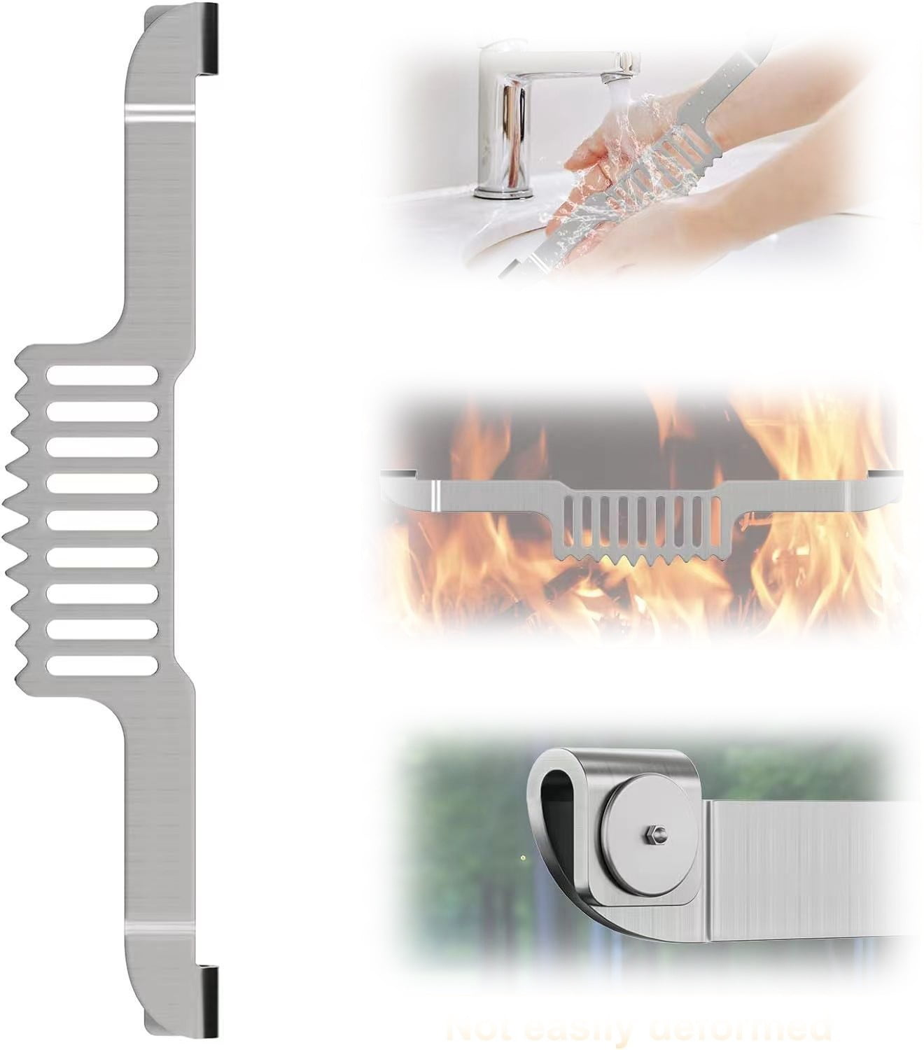 Griddle Tool Holder Spatula Holder For Griddle Stainless Steel Grill ...