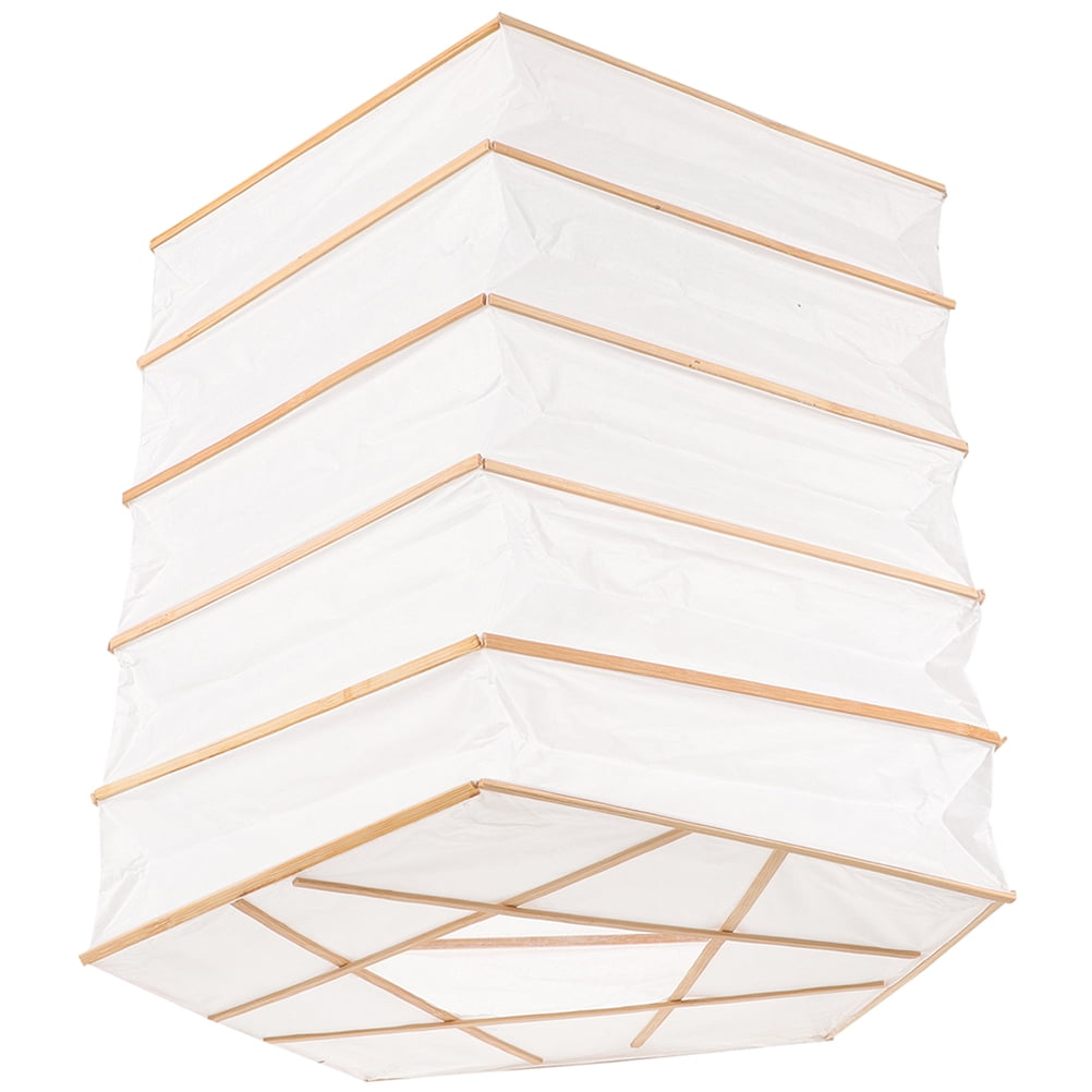 WORGEOUS Replacement Paper Lamp Shade Square 1Set - Walmart.com