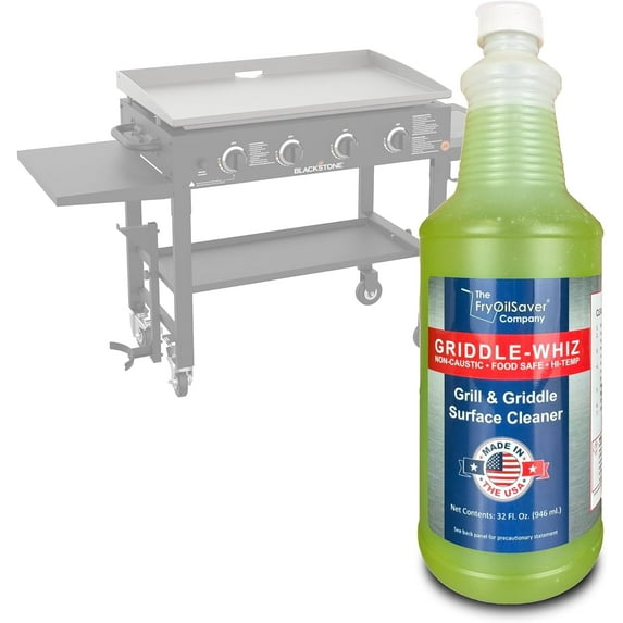 Griddle-Whiz Grill & Griddle Cleaner | Removes Grease, Food Residue ...