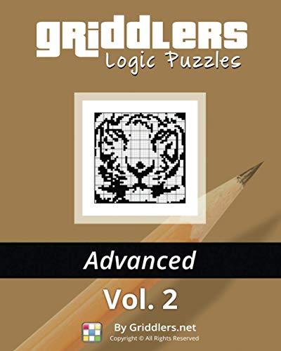 Pre-Owned Griddlers Logic Puzzles Advanced Vol. 2 (Black and White ...