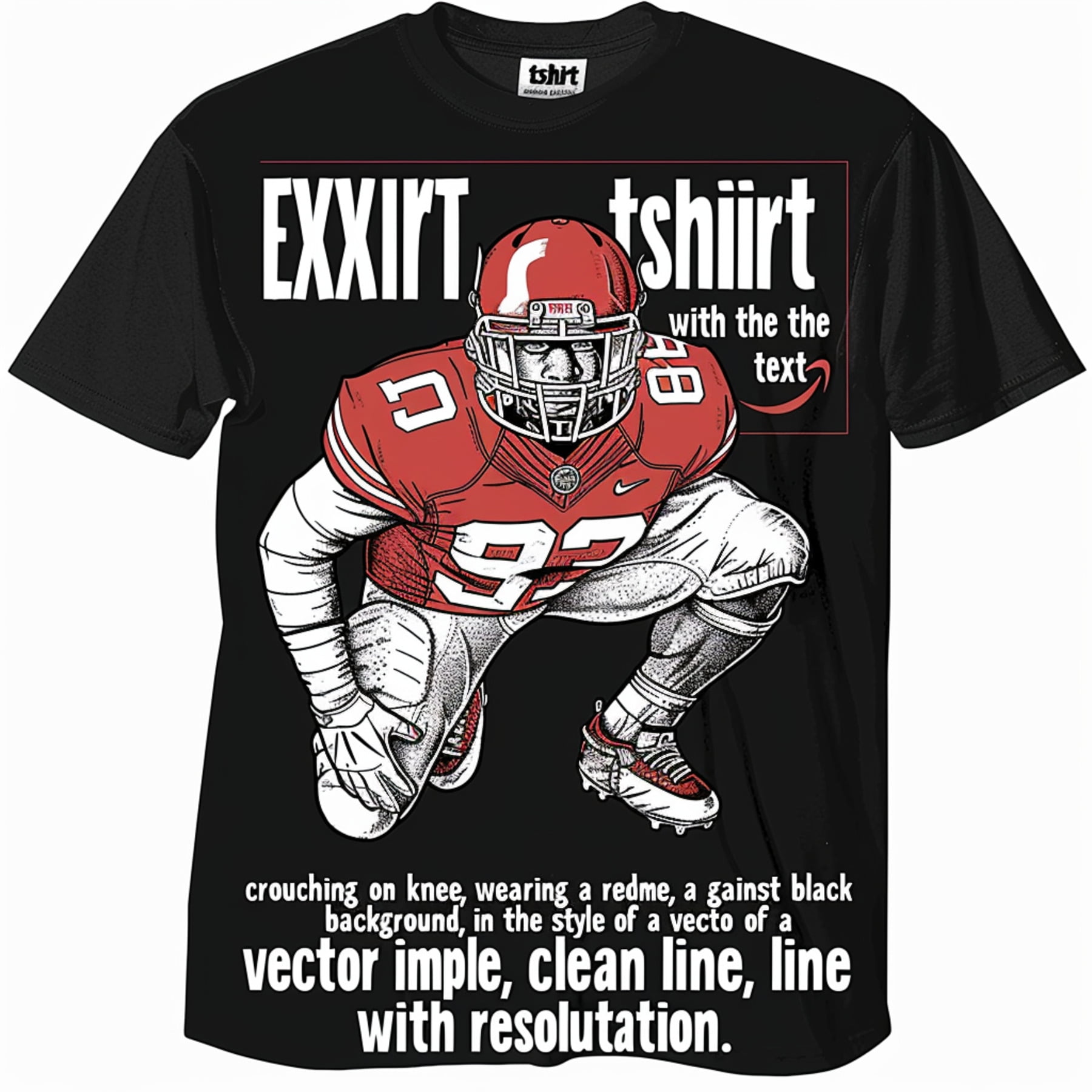 Gridiron Guardians: Elite Linemen Tribute Tee - Walmart.com