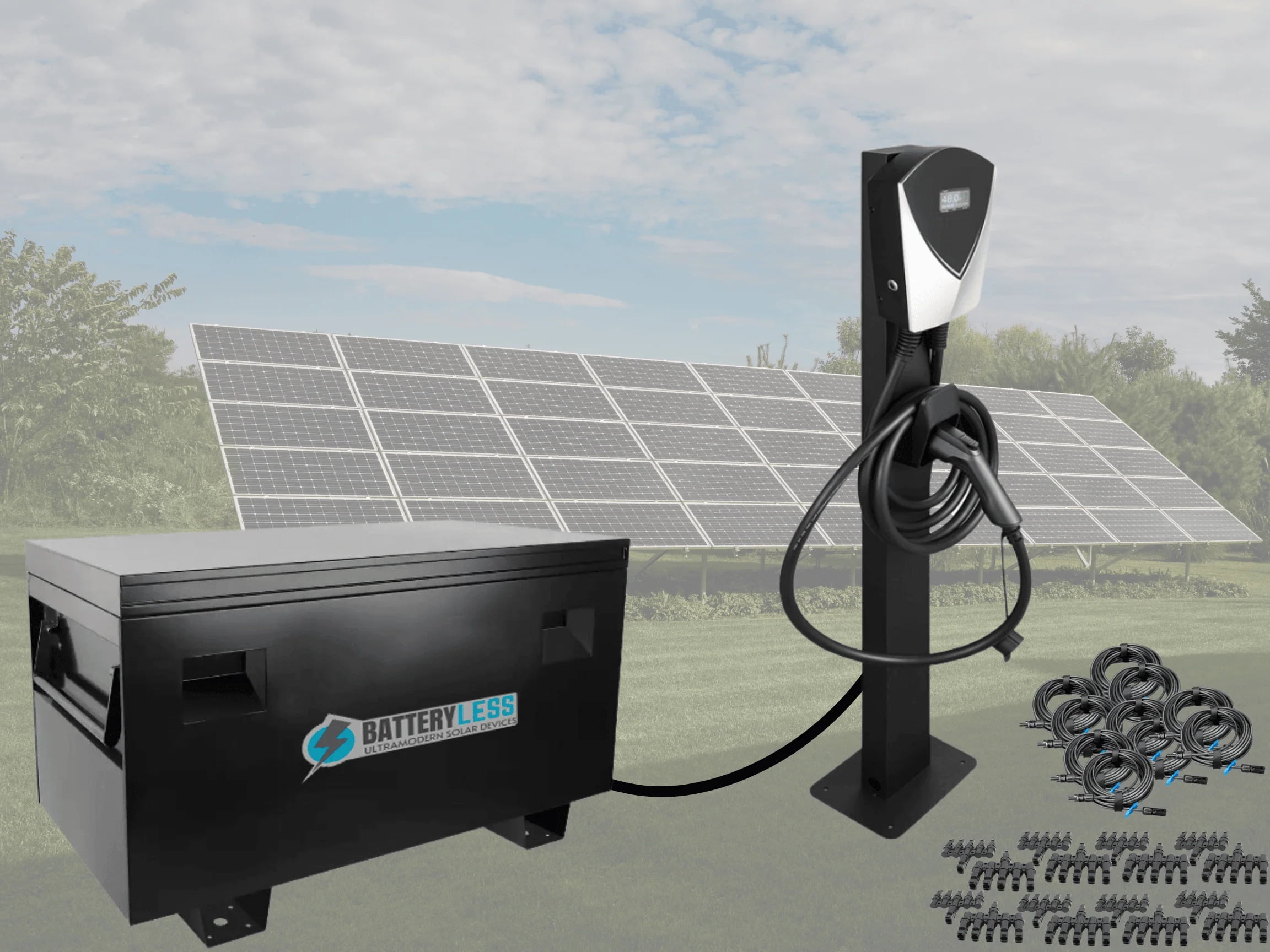 Gridless Revolution, 240 V, 24 Amps Level 2 EV Vehicle Charging Station ...