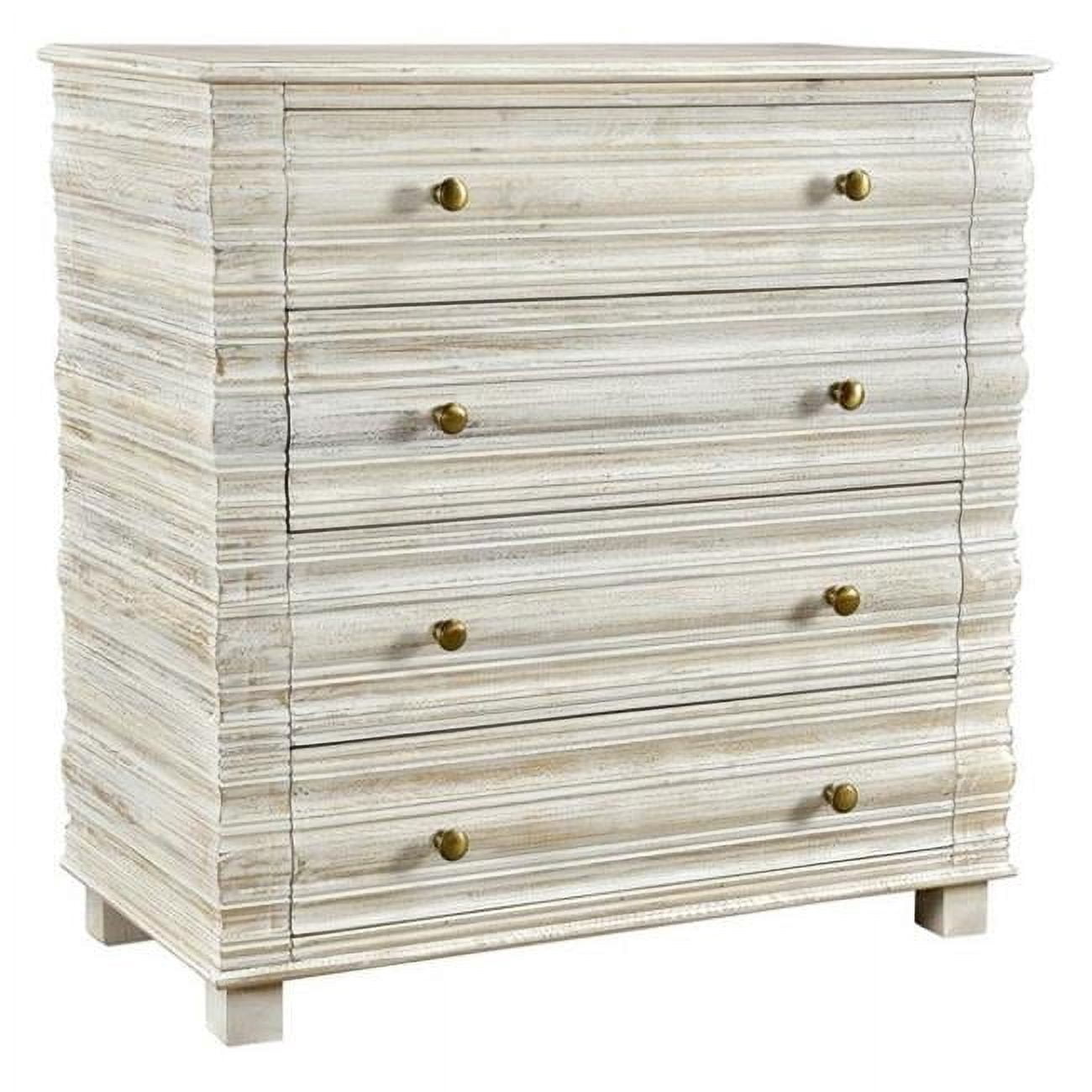 Gridley Carter 4 Drawer Chest, White Wash - Walmart.com