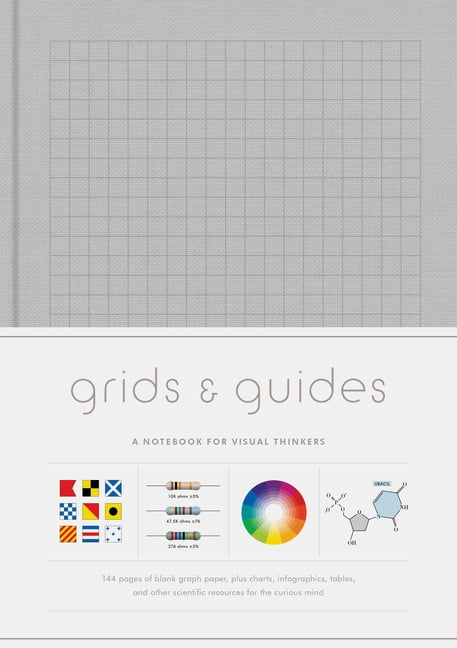 Grids & Guides (Gray) : A Notebook for Visual Thinkers (blank deluxe ...
