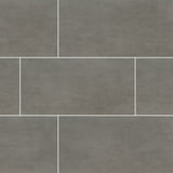 Gridscale Graphite 12 in. x 24 in. Glazed Ceramic Floor and Wall Tile ...