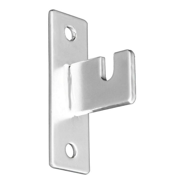 Gridwall Mount Brackets, 1" W Thin Space Saving Grid Hangers, Protrudes ...