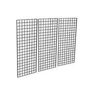 Only Hangers 2' x 6' Gridwall Tower, Metal Floorstanding Display Kit ...