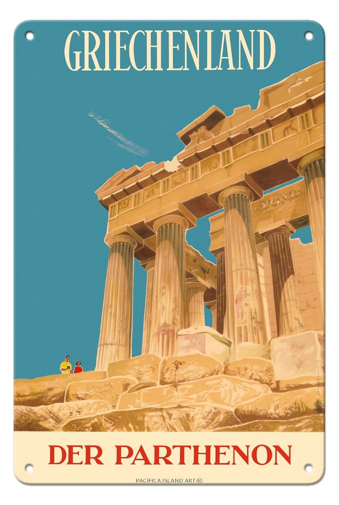 Griechenland (Greece) - Parthenon - Temple of Athena - Vintage Travel ...