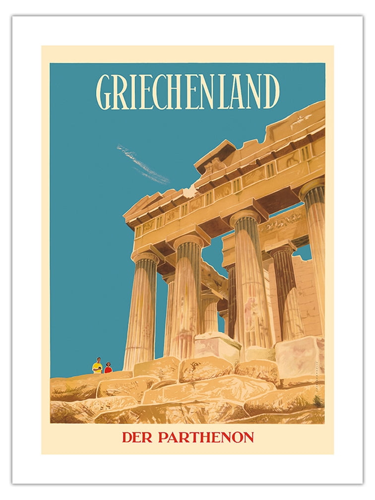 Griechenland (Greece) - Parthenon - Temple of Athena - Vintage Travel ...