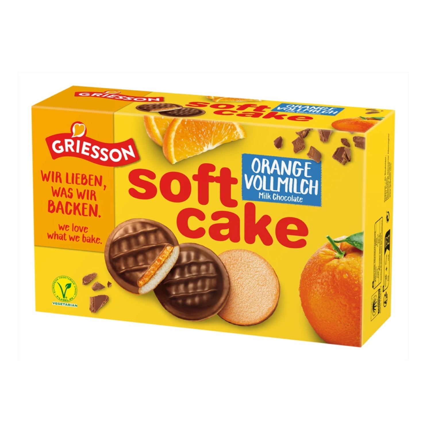 Griesson Soft Cake Orange Vollmilch (Milk Chocolate) - Walmart.com