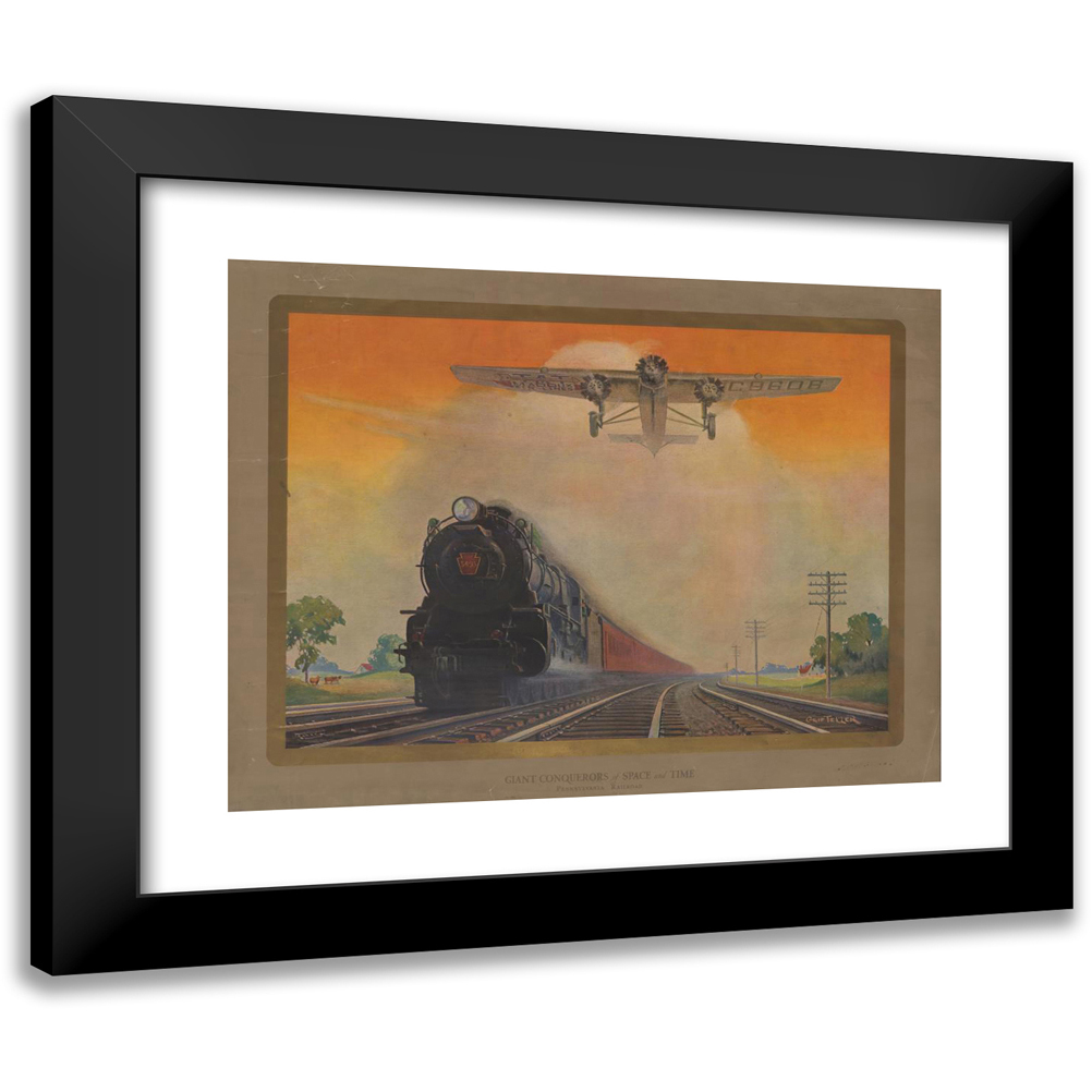 Grif Teller 24x19 Black Modern Framed Museum Art Print Titled - Giant ...