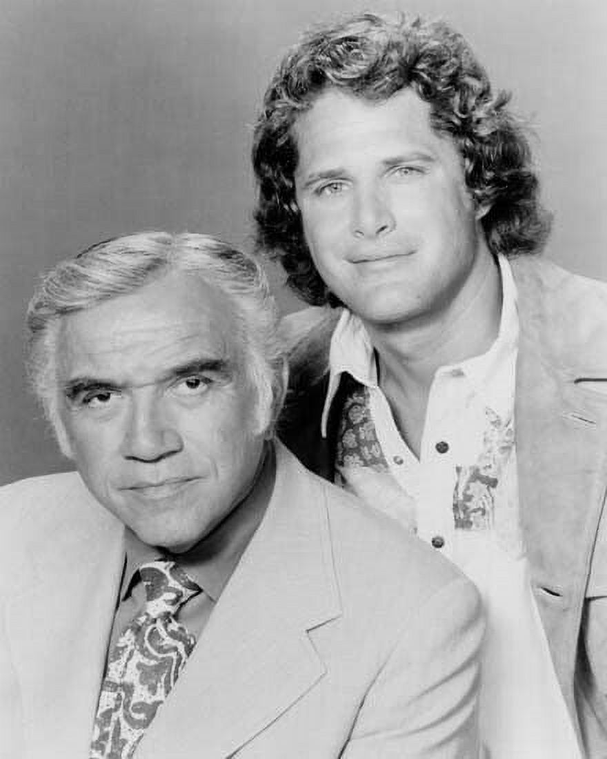 Griff 1970's TV series studio portrait stars Lorne Greene Ben Murphy ...