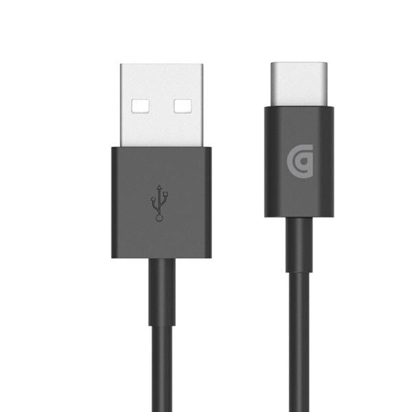 Griffin 1M Charge Sync Cable with USB A to USB C Connector Black - GP ...