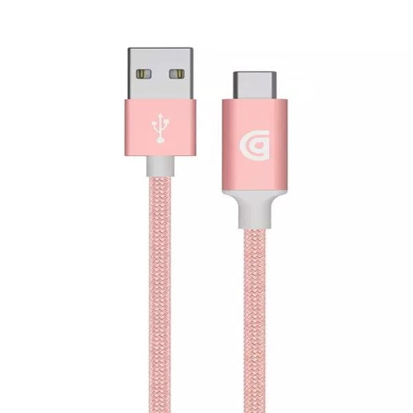 Griffin 1M Charge Sync Cable with USB A to USB C Connector Rose Gold ...