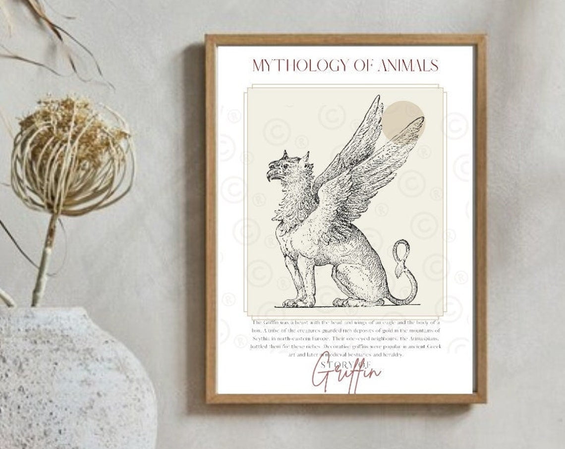 Griffin Art, Mythical Animals, Mythological Art, Mythical Creatures ...