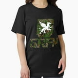 Griffin Mythical Creature Camouflage Logo Design Fantasy Unique T-Shirt ...