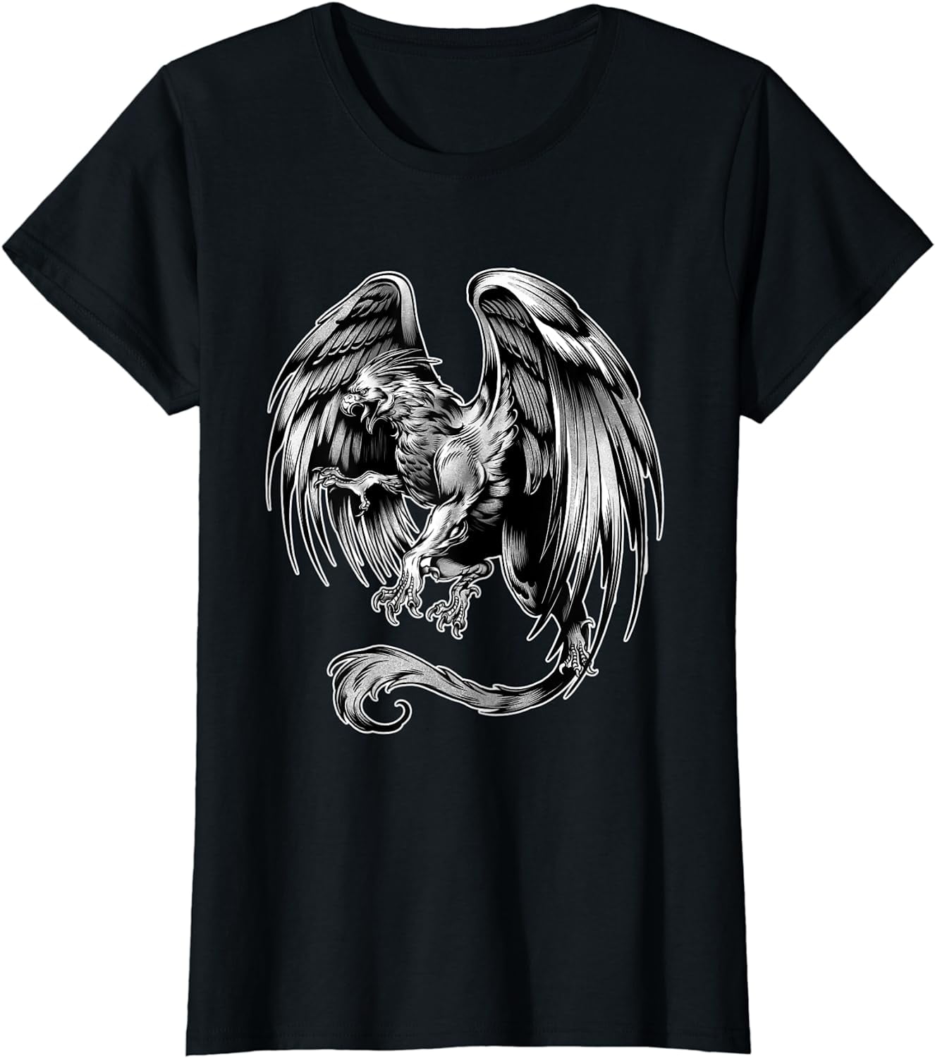 Griffin Mythological Creature Bird Lion Gryphon Legend T-Shirt ...