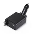 Griffin PowerJolt® 4-in-1 Travel Car Charger with Retractable USB-A ...