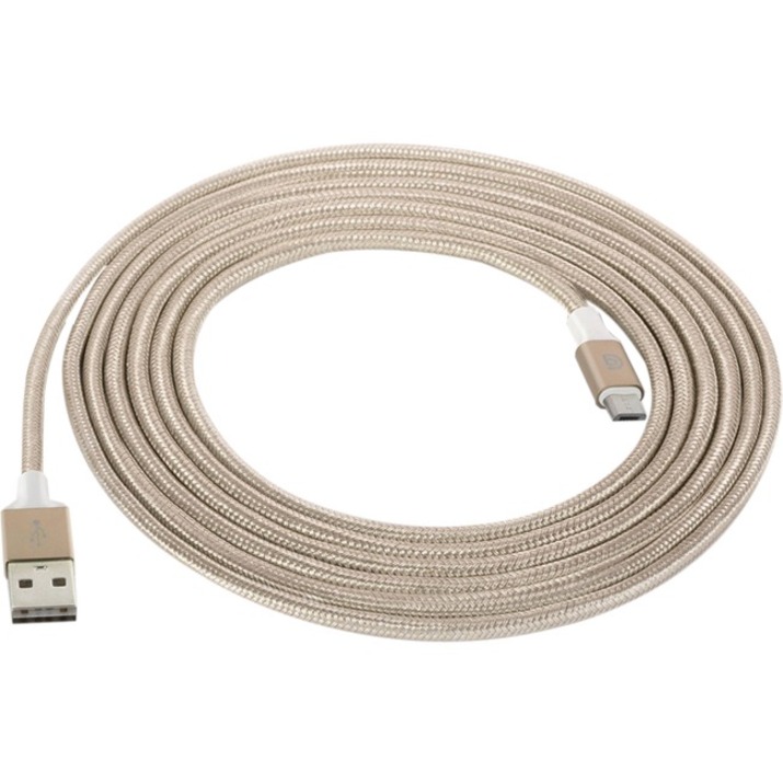 Griffin Premium Braided Micro-USB cable, 10 ft., Tangle Resistant Nylon ...