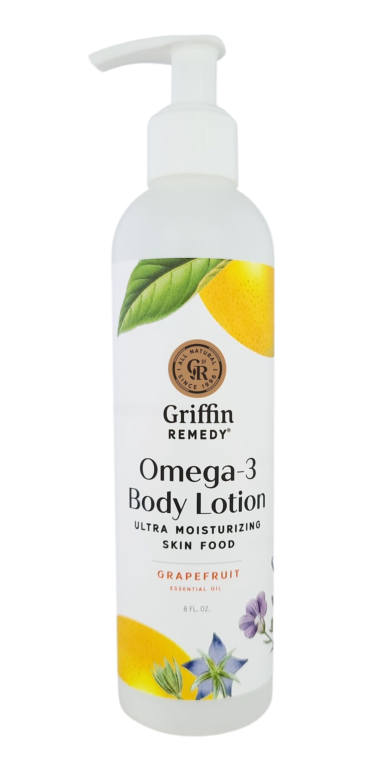 Griffin Remedy Omega-3 Body Lotion-Grapefruit Essential Oils and ...