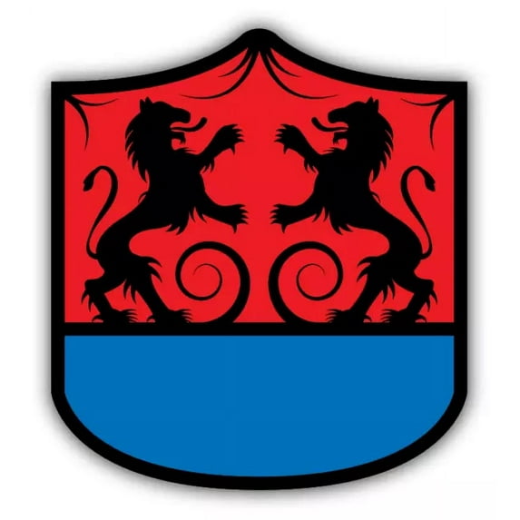 Griffin Shield Heraldic Sticker Phone Decal Water Bottle Stickers Car ...