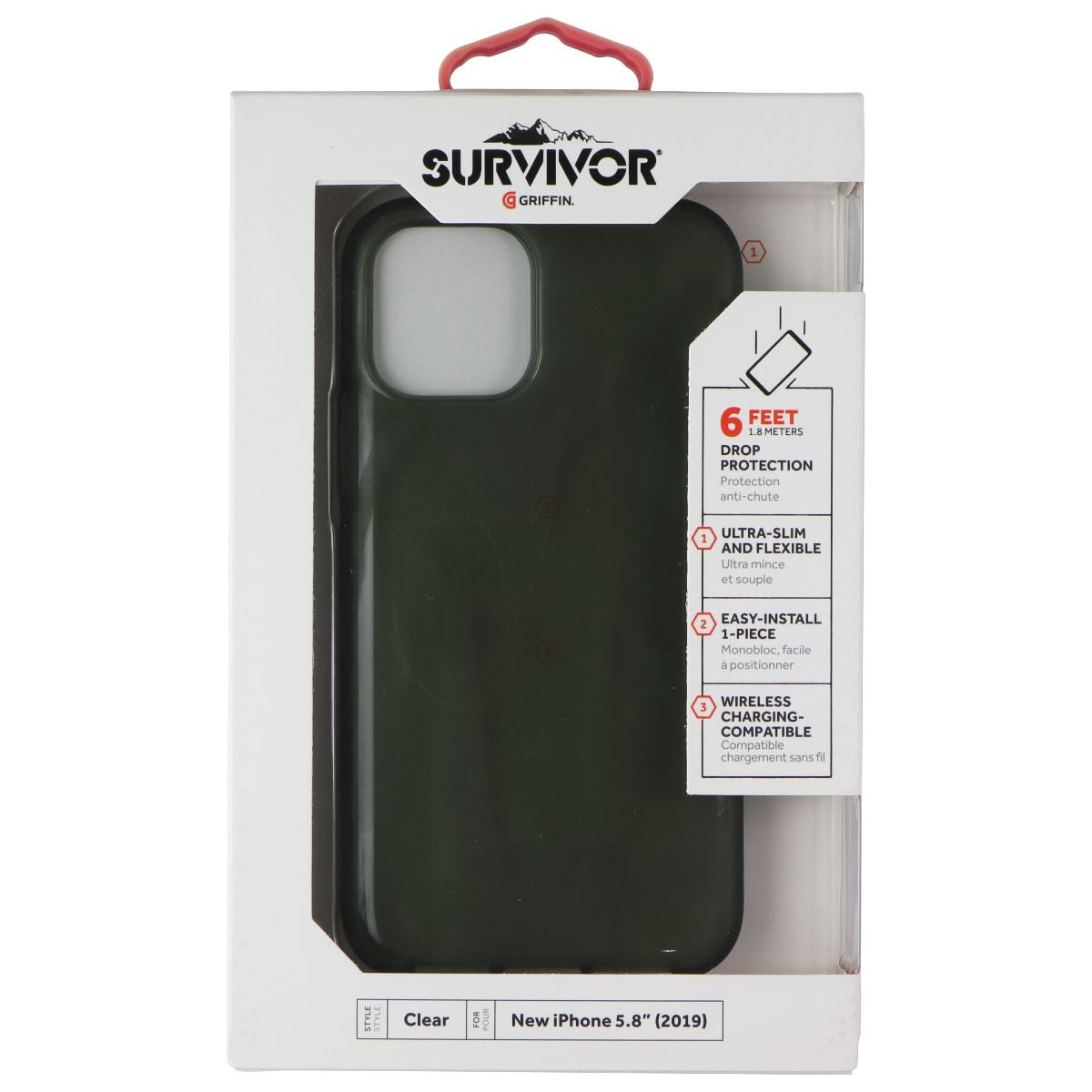Griffin Survivor Clear Series Case for Apple iPhone 11 Pro - Green ...