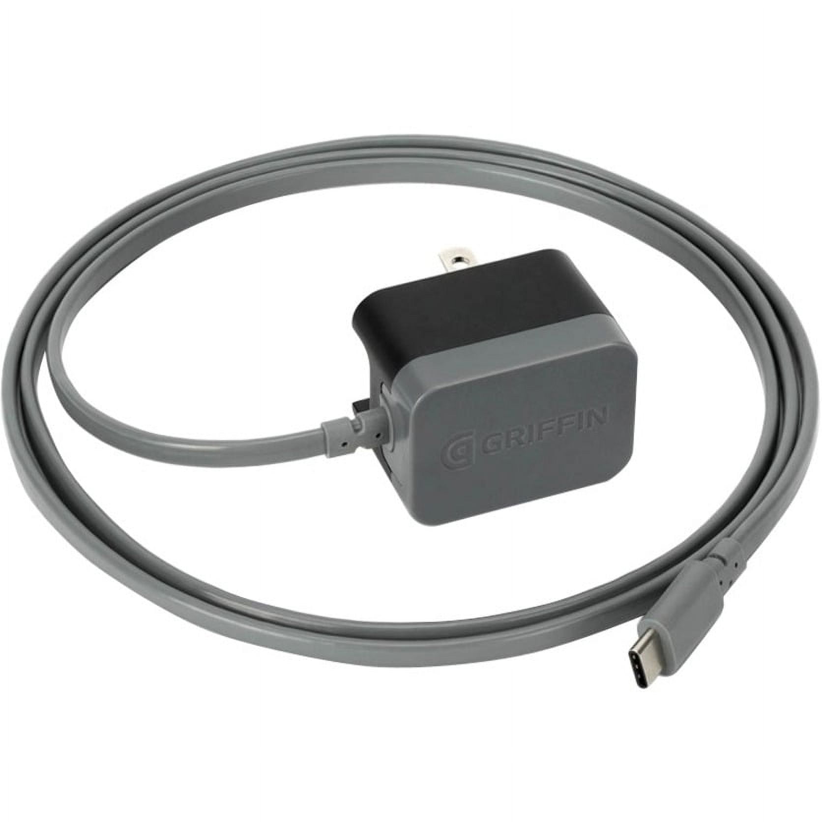 Griffin USB-C Wall Charger, PowerBlock SE with Attached Cable for USB-C ...