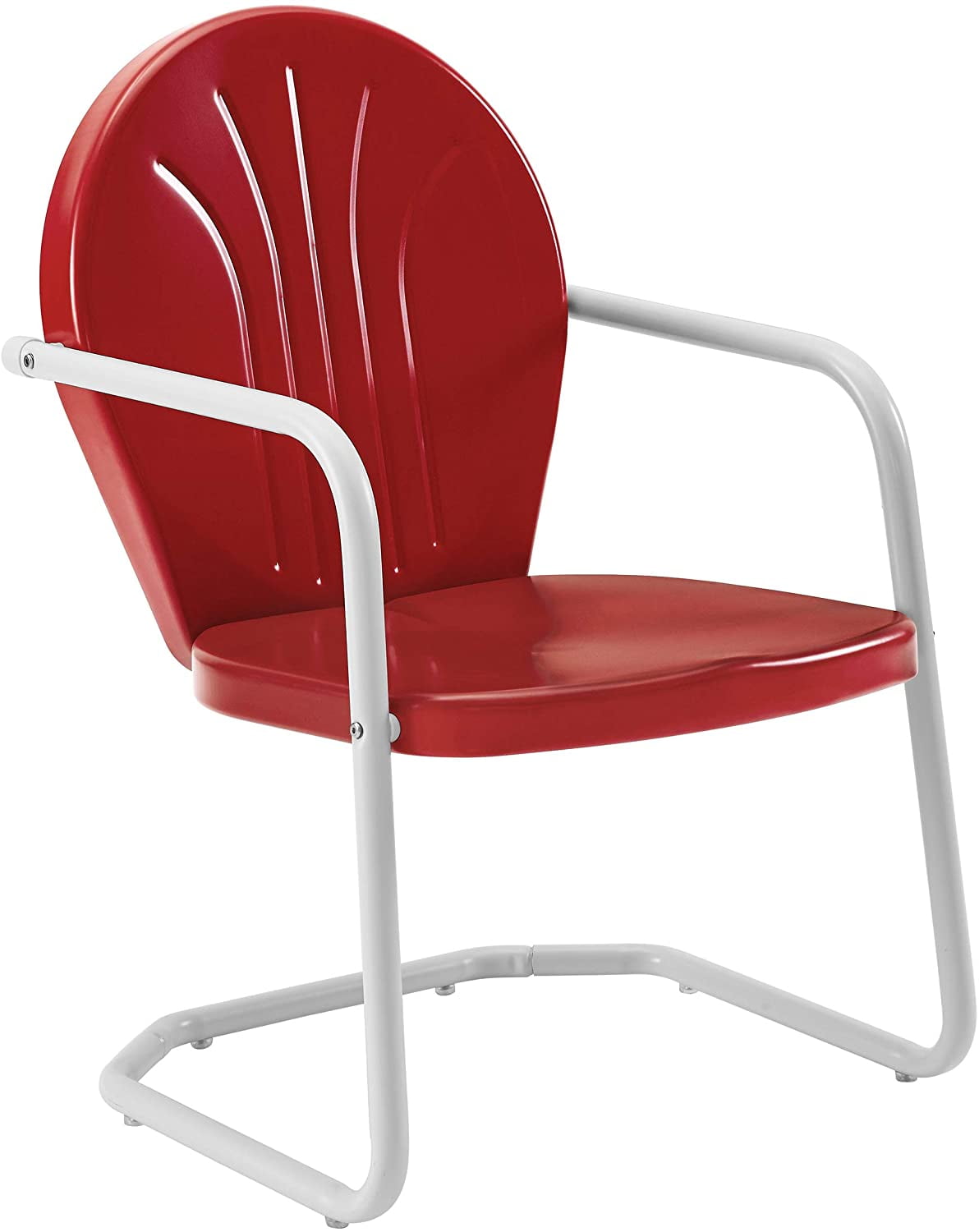 Griffith Outdoor Chair, Retro Metal Patio Chairs for Dining, Porch ...