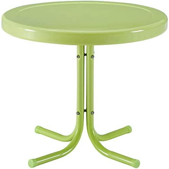 Griffith Weather Resistant Retro Metal Outdoor Side Table for Patio ...