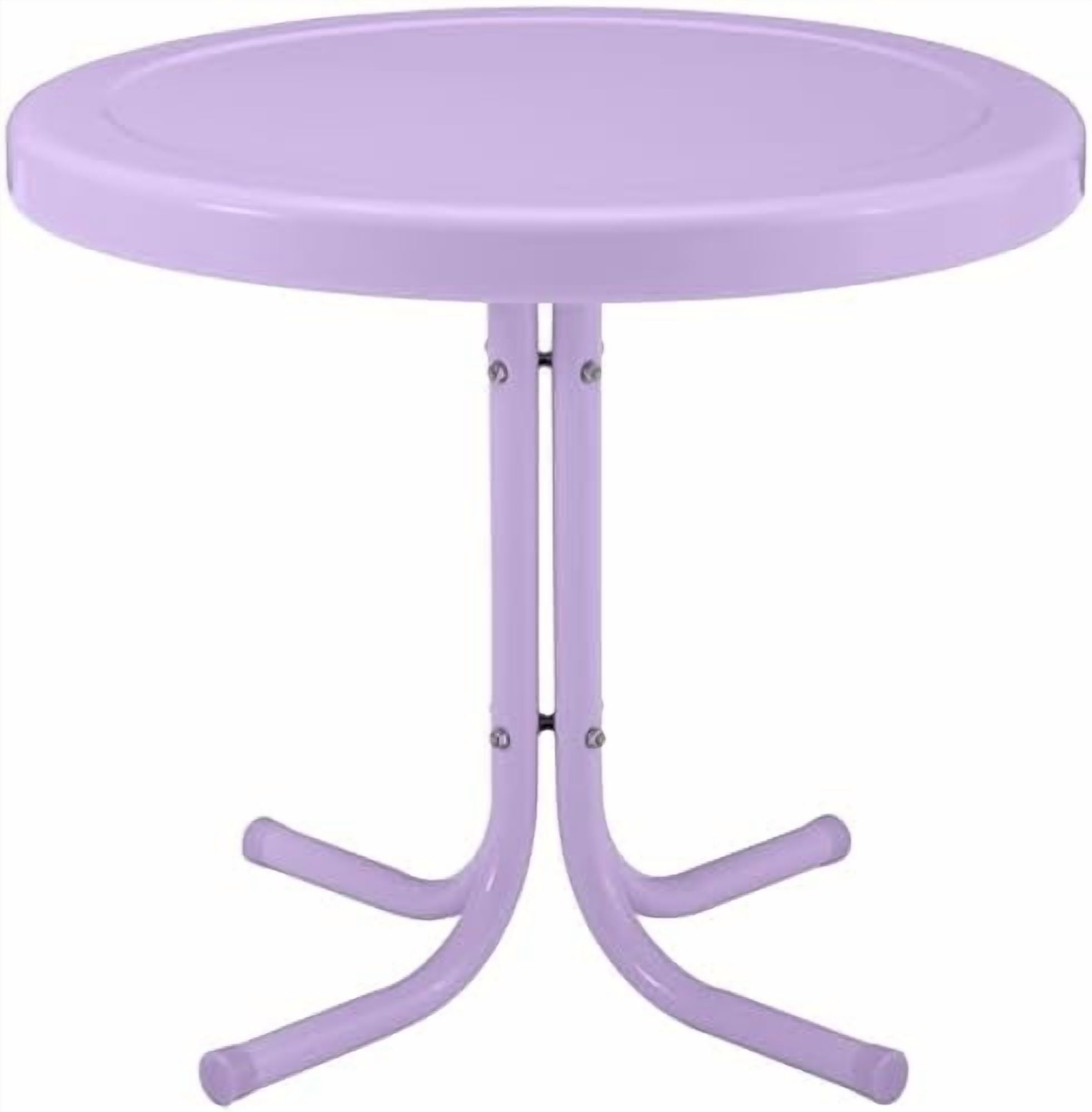 Griffith Weather Resistant Retro Metal Outdoor Side Table for Patio ...