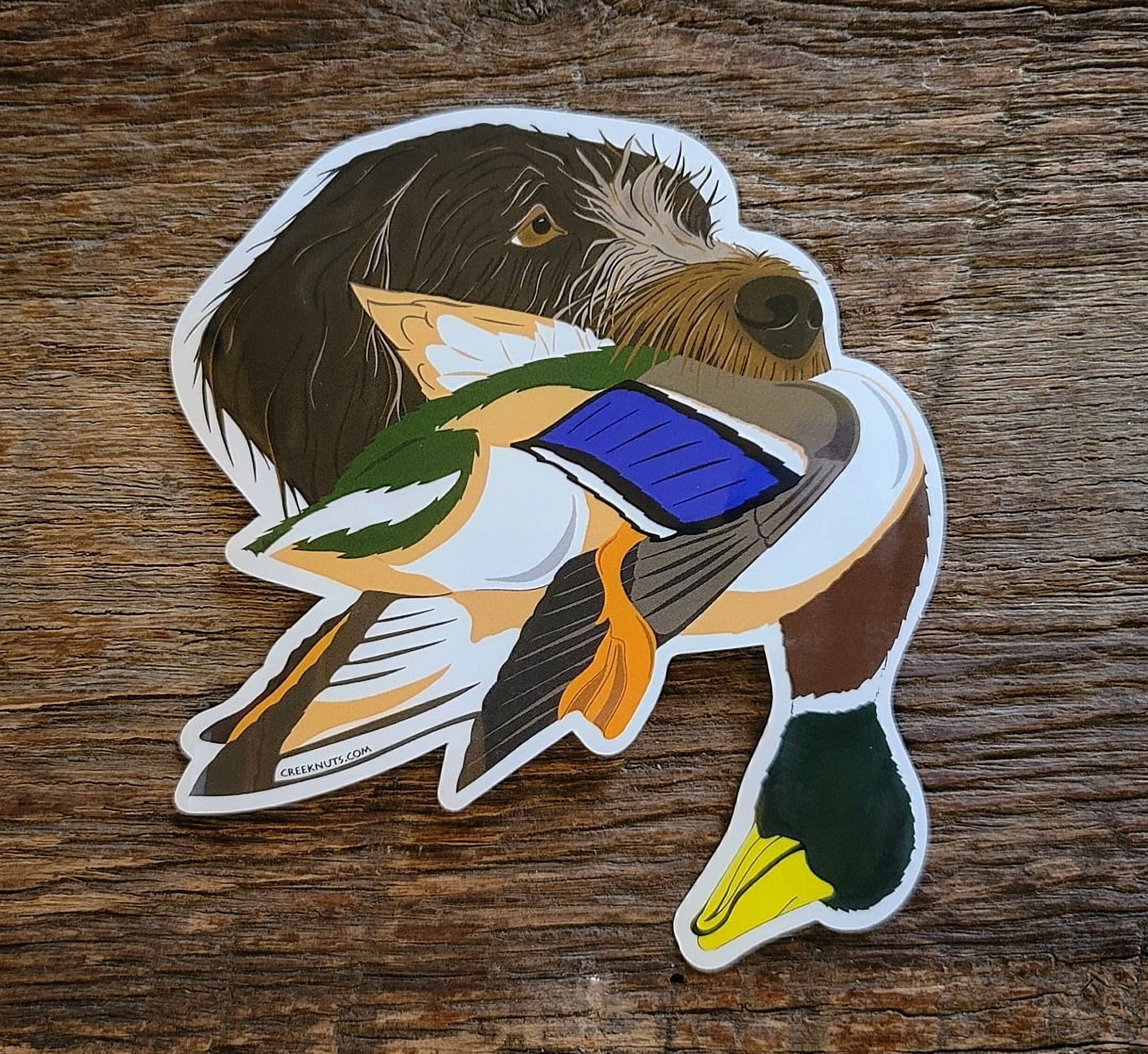 Griffon with Mallard Duck Sticker Decal - Walmart.com