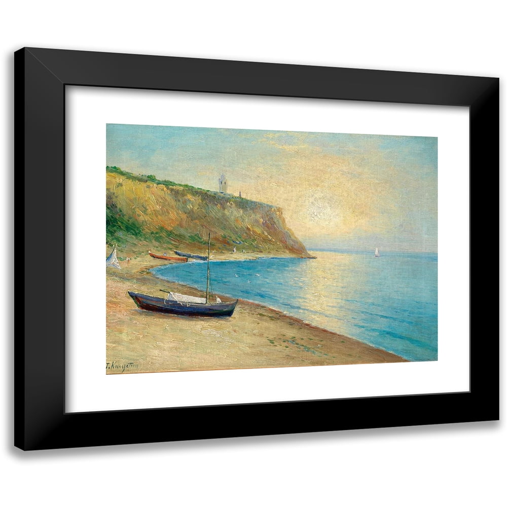 Grigori Ivanovitch Kapustin 14x12 Black Modern Framed Museum Art Print ...