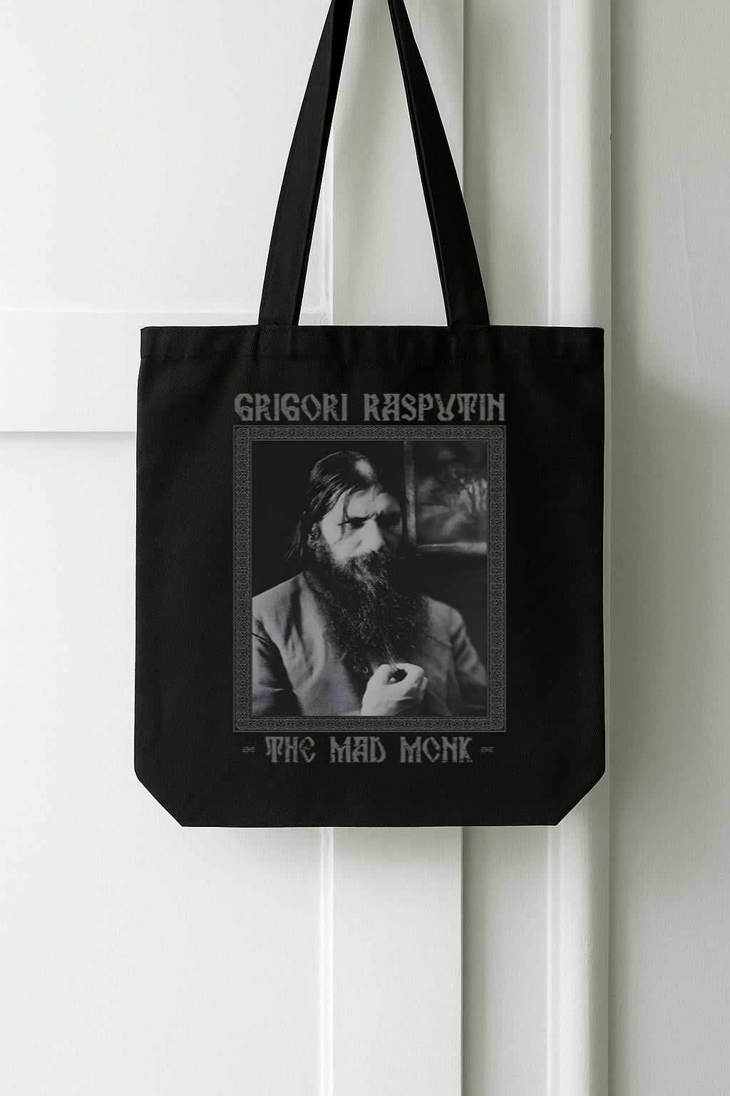 Grigori Rasputin Tote Bag, Mad Monk Bag, Russian Empire Bag, Orthodox ...