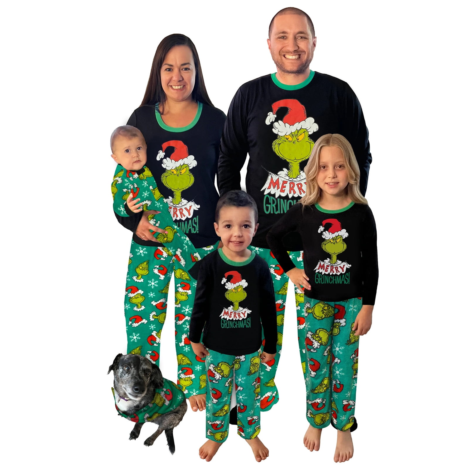 Griinch Christmas Family Matching Pajamas Sets, Christmas Family ...