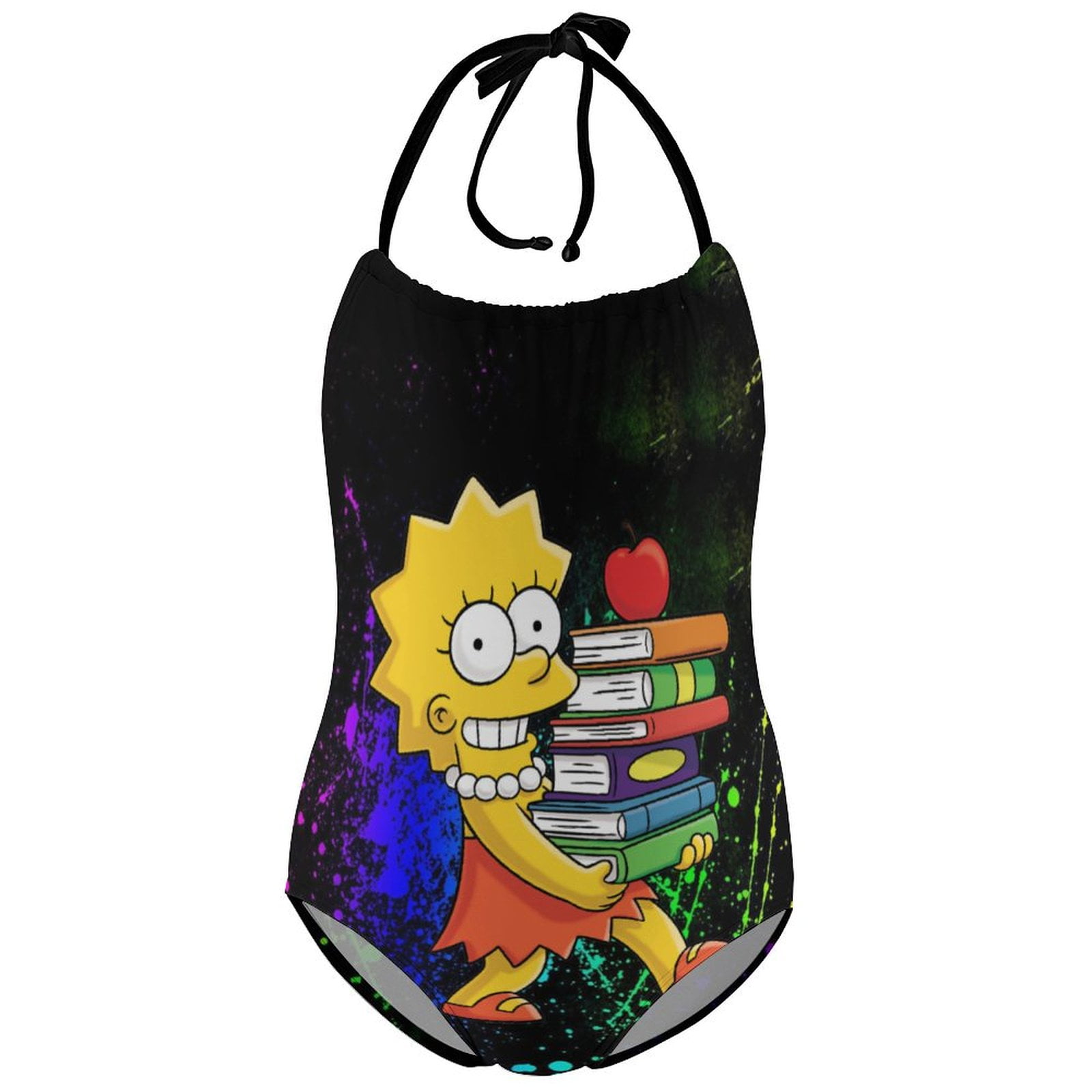 Gril The Simpsons Girls One-piece Swimsuit Summer Kid's Beach Swimwear ...