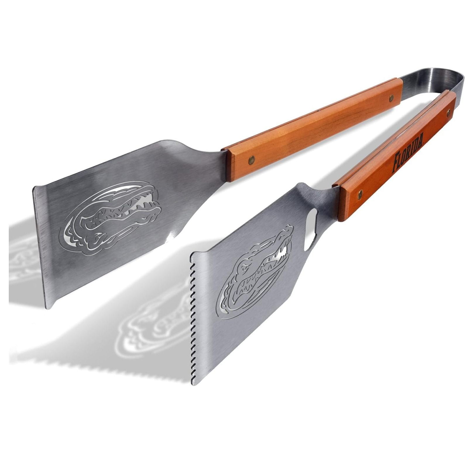 Grill-A-Tong Stainless Steel Laser-Cut Team BBQ Tongs - Walmart.com