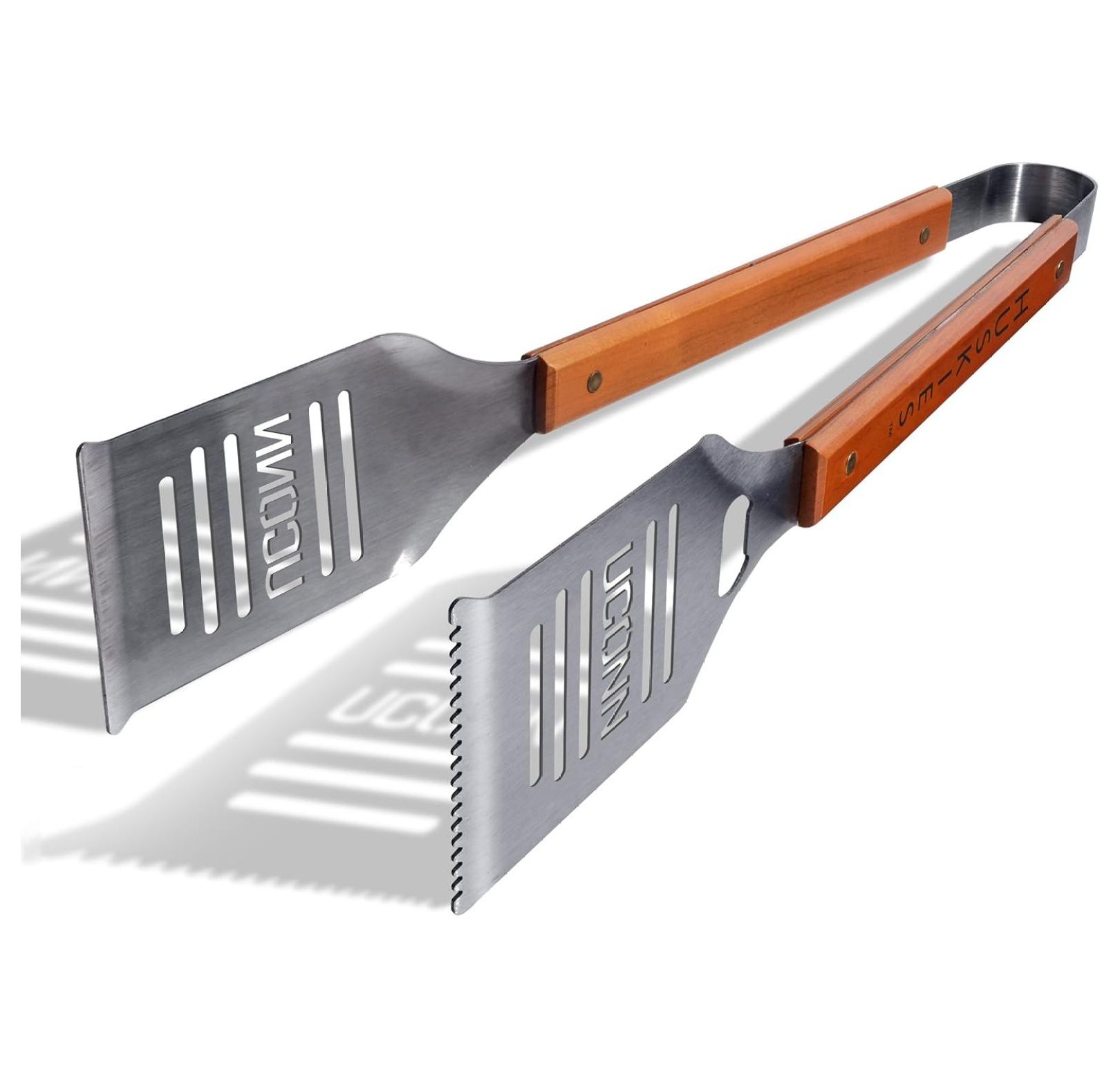 Grill-A-Tong Stainless Steel Laser-Cut Team BBQ Tongs - Walmart.com