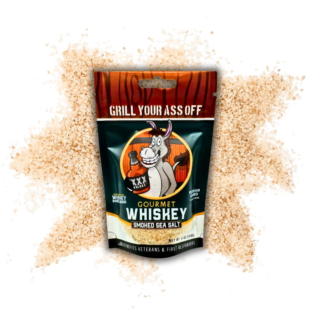 Grill Your As* Off Whiskey Smoked Sea KMC2Salt - Award-Winning ...